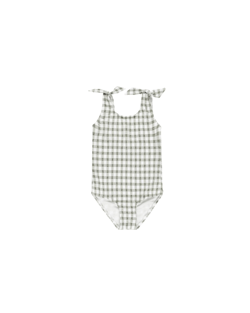 MILLIE ONE-PIECE | EUCALYPTUS CHECK – Barba & Roo