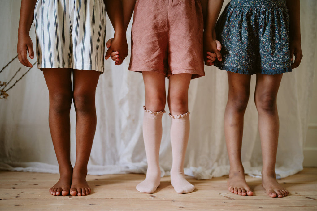 Amelia shorts | rose linen – Barba & Roo